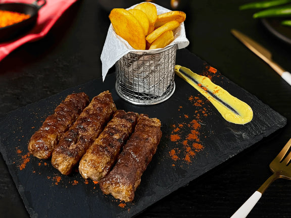 Livrare Mici cu muștar și cartofi prăjiți, comanda cea mai buna reteta ...